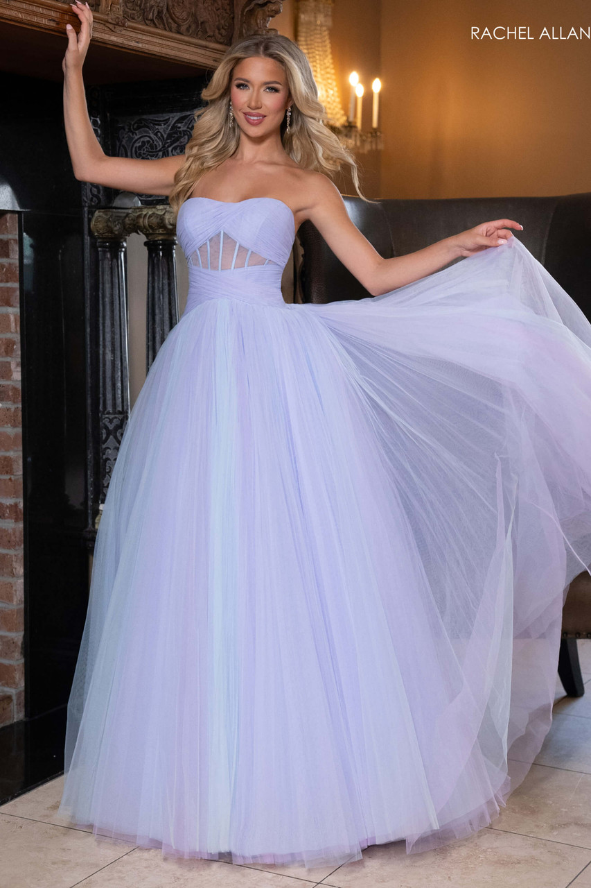 Rachel Allan 70761 Boned Corset Ball Gown | Prom Headquarters