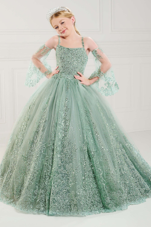 Embroidered Lace Tiffany Princess Dress 13743 | Promheadquarters.com