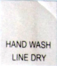 PC1, Printed Fabric Label - FabricSizeCareandContent.com