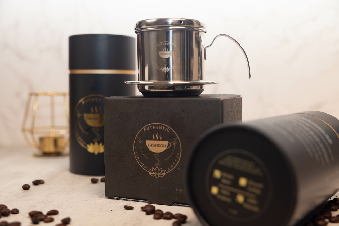Starter Kit Phin Filter + Arabica Ground Coffee