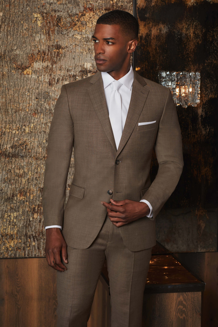 Brown Archer Slim Fit Suit | Dimitra Designs SC