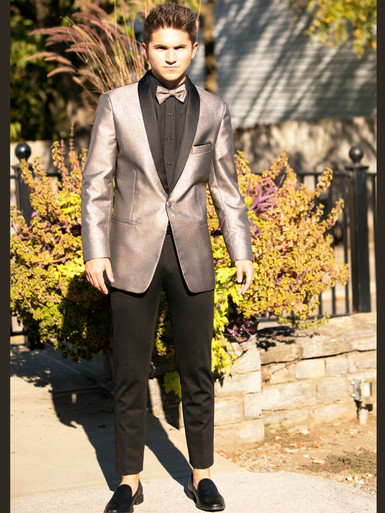 Stone Metallic Slim Tuxedo | Dimitra Designs SC