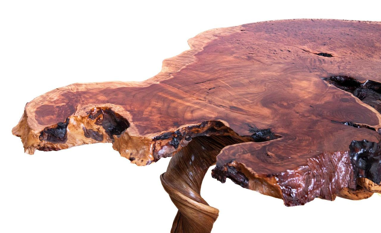 Birds Eye Redwood Coffee Table - Buffalo Collection