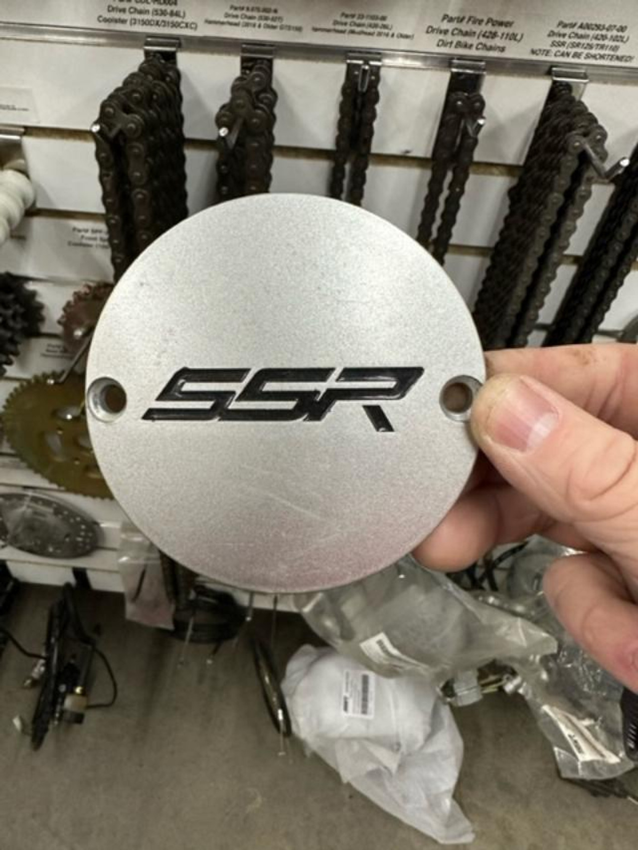 CLUTCH ADJUSTMENT COVER SSR SR70AUTO/SR110/SR125 - East Central Sports