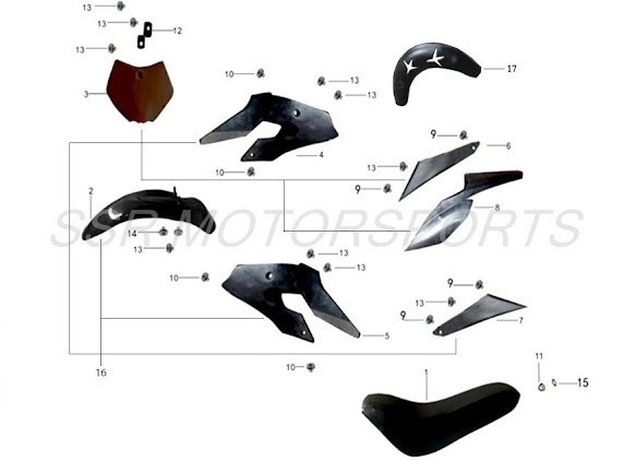2021 & Newer SSR SX50A (Plastic Body Components)