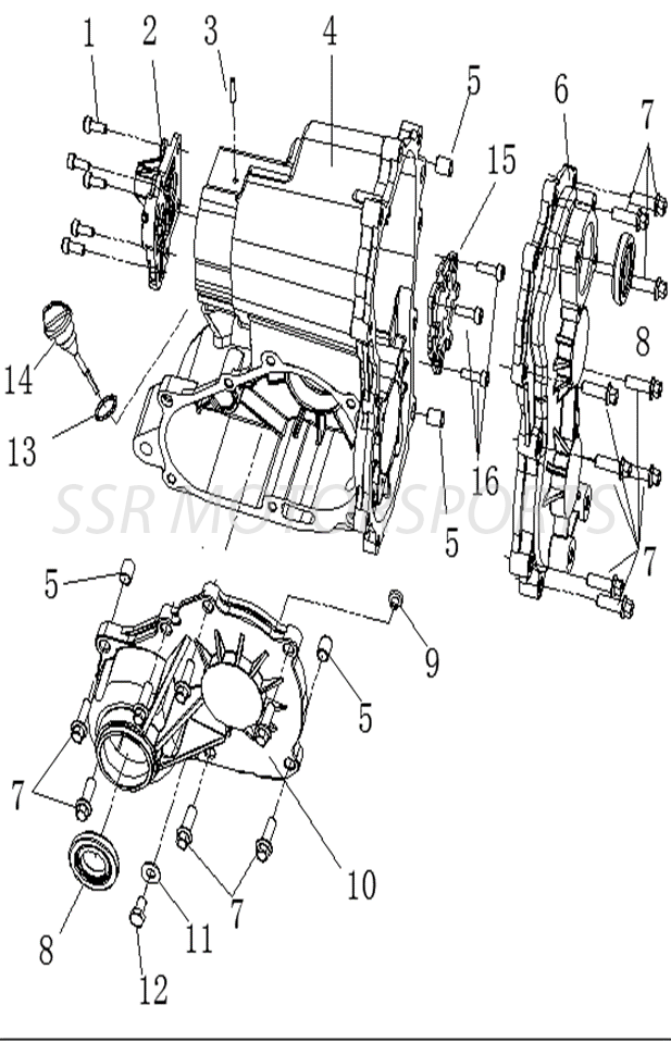 SSR Bison 400U XL Gear Box Parts - Premium Gearbox Components for ...