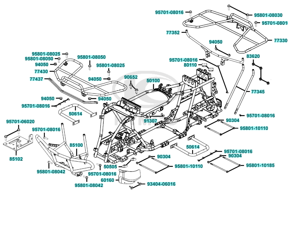 2023 KYMCO MXU 450i (Frame Body)