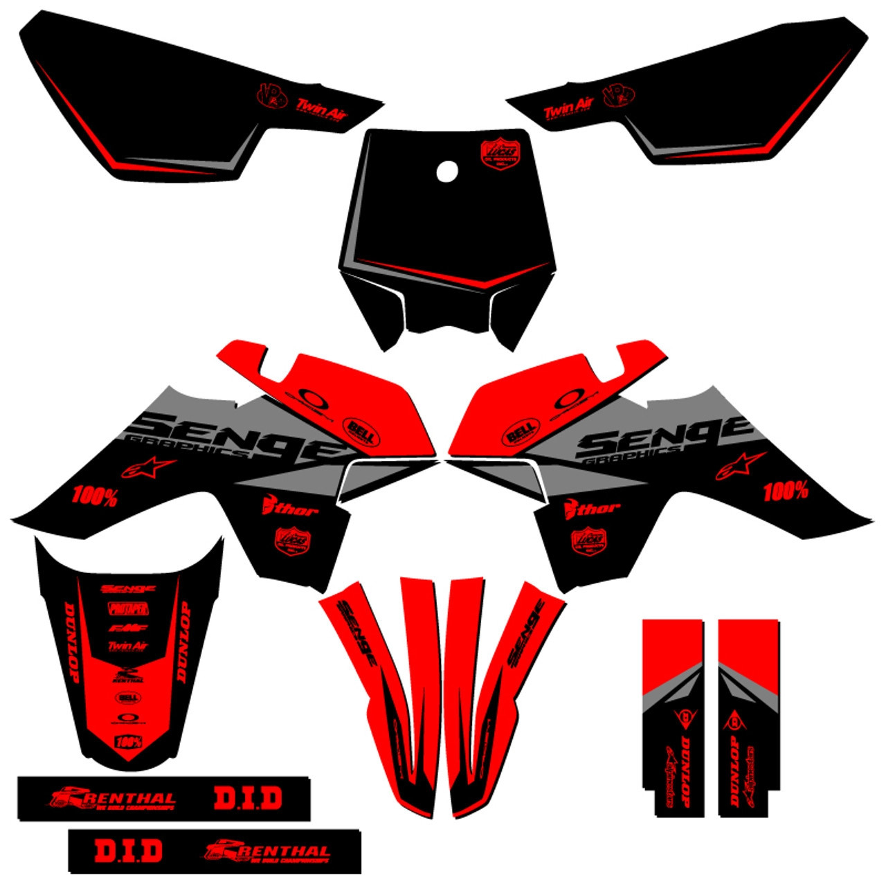 SSR Graphics Kit (2018 & Newer Plastics) Binary Series