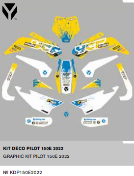 YCF PILOT F150 GRAPHIC KIT