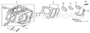 INTAKE MANIFOLD FA59-1 or 59 or 2X