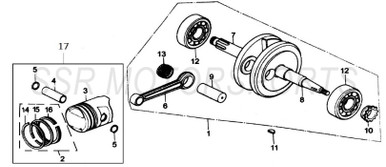3-PIECE OIL CONTROL RING SET - East Central Sports