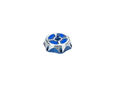 Colored Aluminum CNC Gas Cap (Blue)