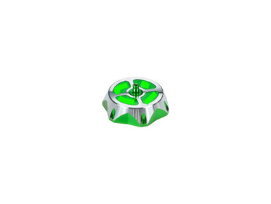 Colored Aluminum CNC Gas Cap (Green)