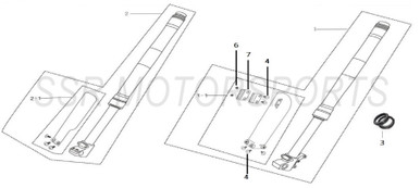 FRONT FORKS FOR SSR TX160/SSR TX170