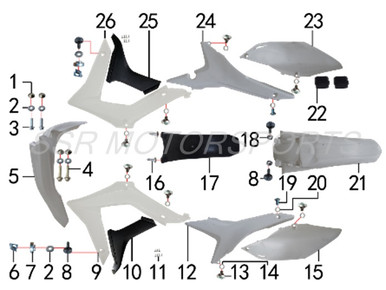 Whole Body parts for SSR SR300S (Free Shipping)