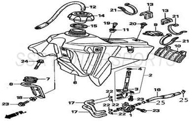 Fuel Pick Up with Screen Assembly for SSR SR250S/SSR SR450s