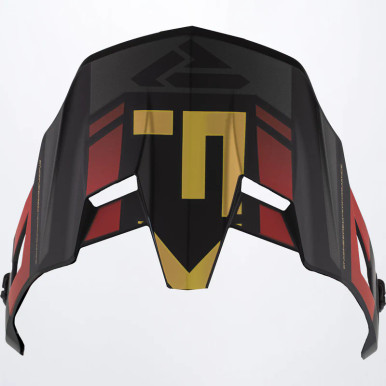 Maverick Modular Team Helmet Peak Char/Gold/Rust - East Central Sports