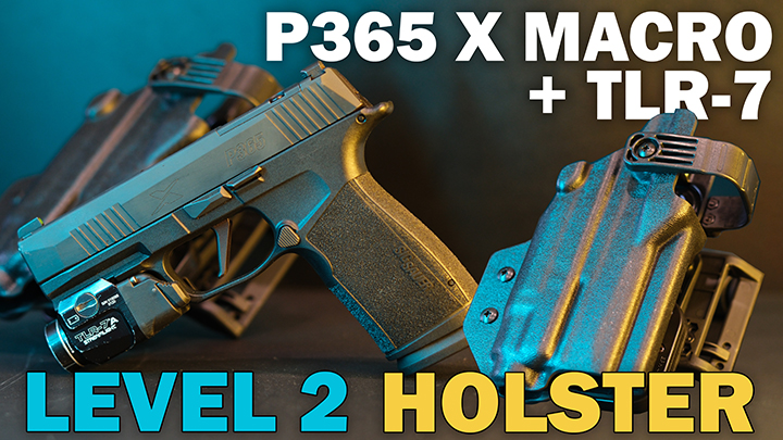 Holster Highlight: P365 X-Macro with Streamlight TLR-7 Level 2 Holster ...