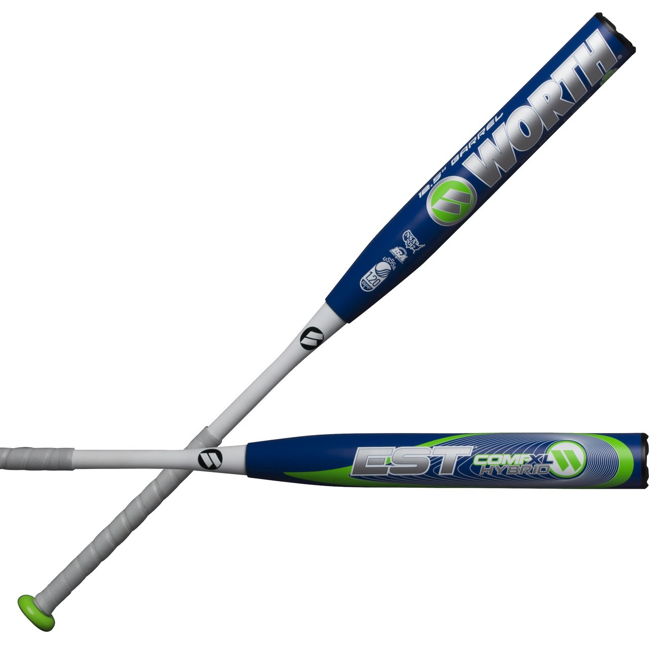 SHAVED | ROLLED -- 2018 Worth EST Comp Hybrid XL 12.5" USSSA W125EH