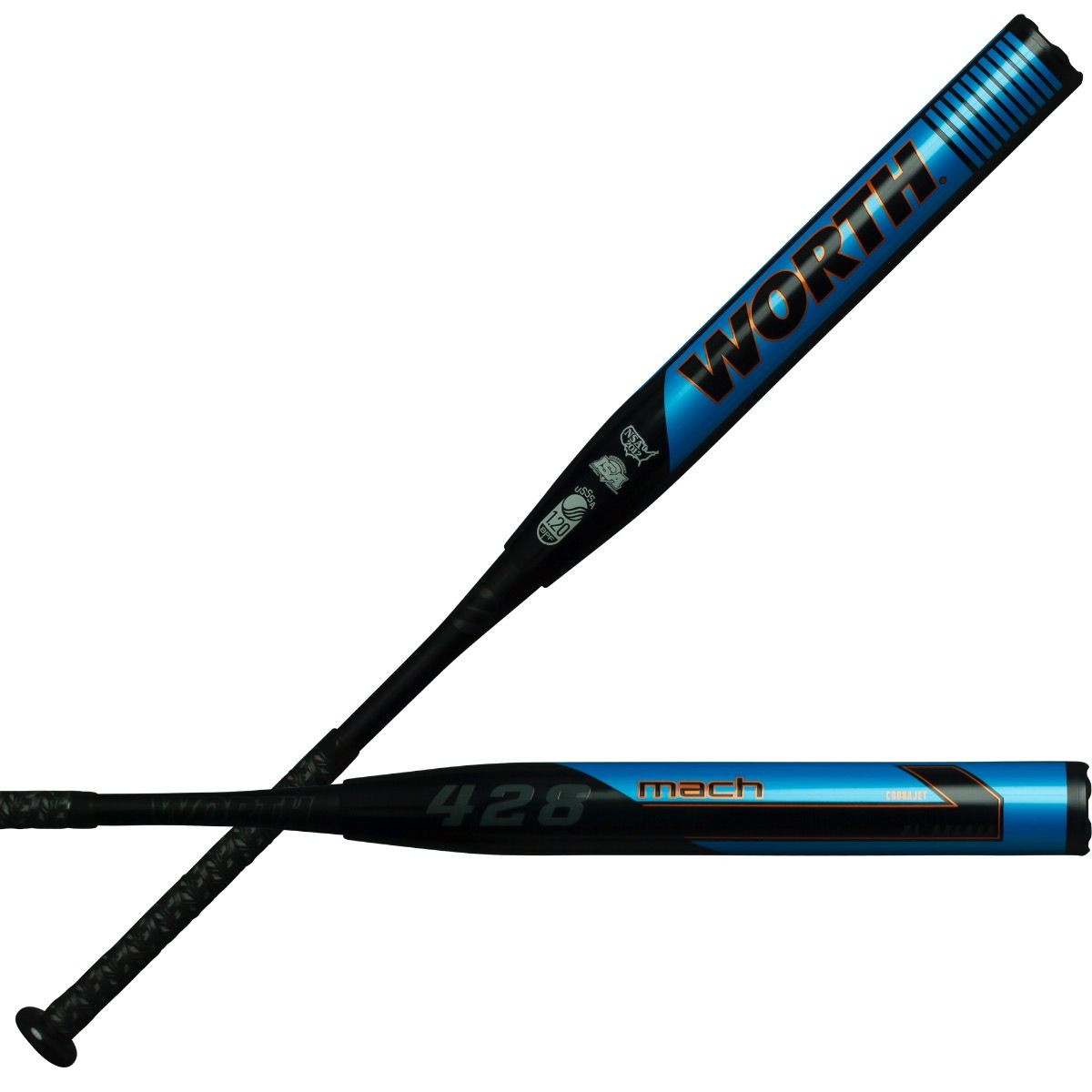 SHAVED | ROLLED -- Worth Slowpitch Softball Bats