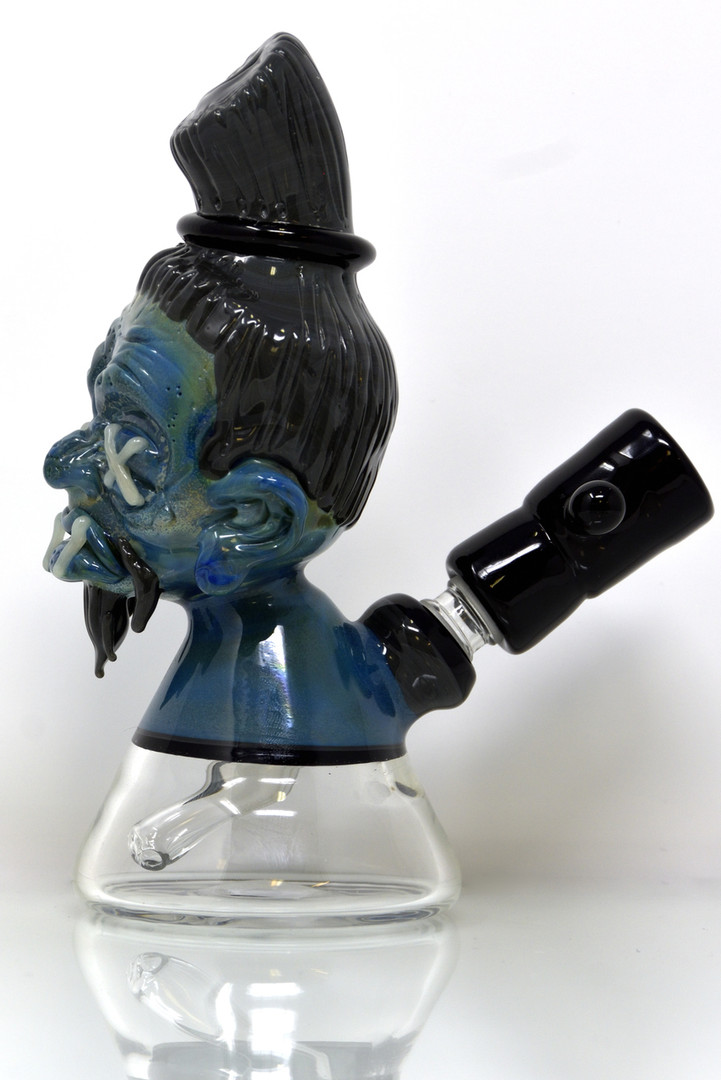 Elev8 Presents: Shrunken Head From 2015 Dab Rig by Ghost Glass #112