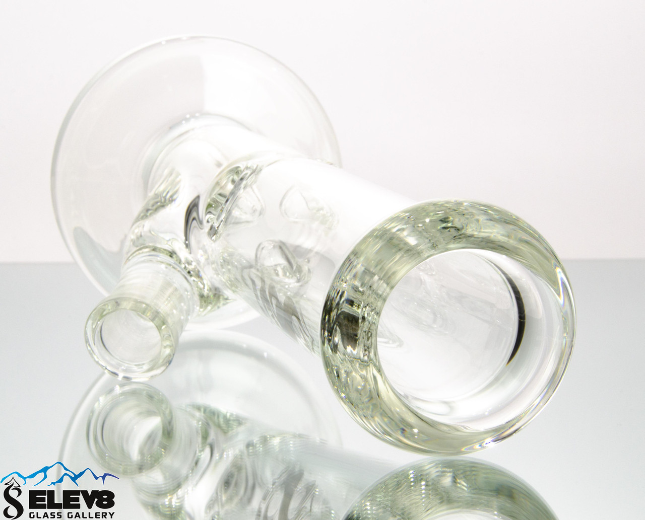 Heavy Wall Straight Tube Water Pipe 12 Inches Tall - Elev8