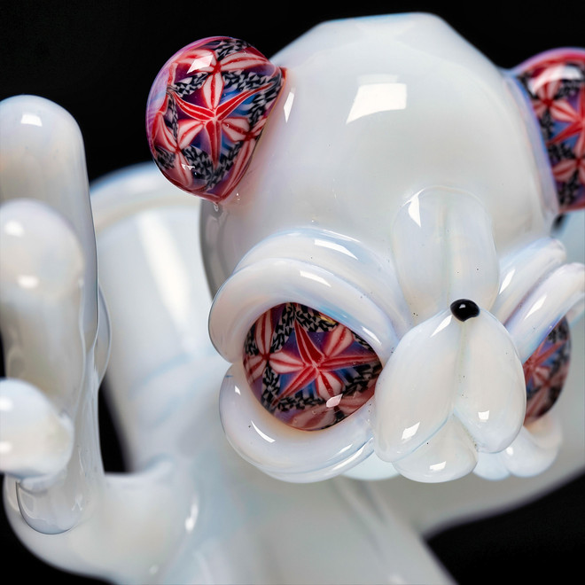 Water Pipe Bong - English Bulldog Rig by Casto Glass #985 - Elev8