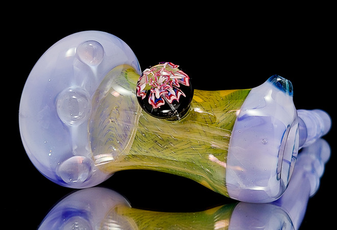 Hammer Bubbler Water Pipe - Pink Sexy Butter by Steve Kelnhofer #1023 ...