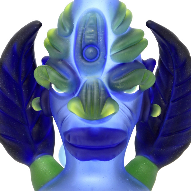 Elev8 Presents: Tiki Head Dab Rig by Creep Glass #124