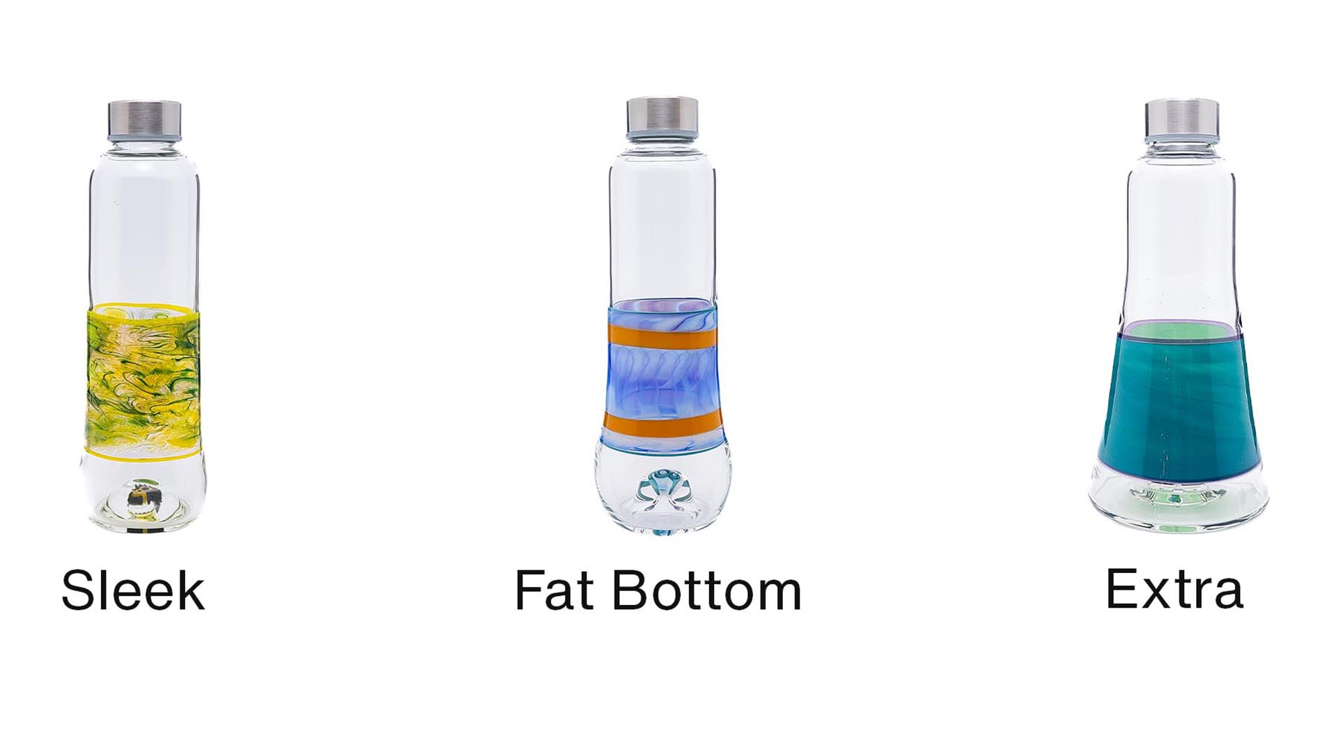 Custom Made Glass Water Bottle Designed by You, Built by Us with Butter ...