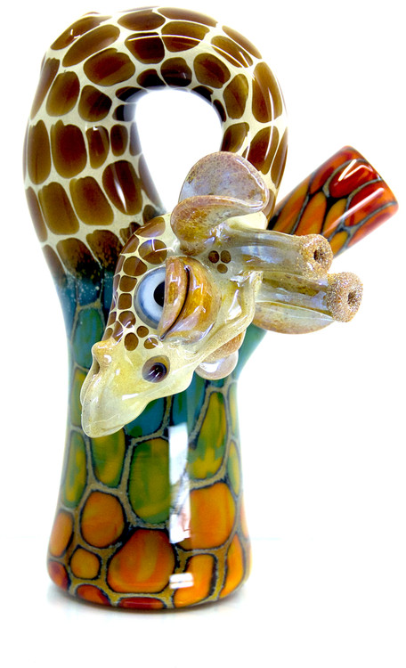 Terrazzo Bent Neck Giraffe by Matt Robertson & Icke Glass #219 - Elev8