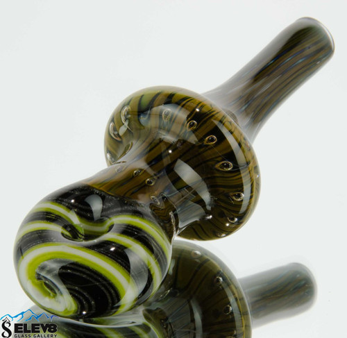 Custom Vaporizer Whip Mouthpiece with Alien Skin by Matt Z #241