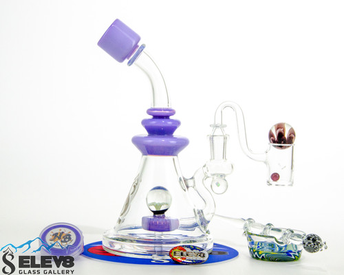 Terp Typhoon Dab Bundle Including Rig, Banger, Dabber, Marble Cap, Terp ...