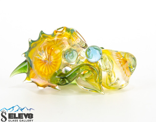 Fumed Jammer Pipe by Bearclaw Glass #383 - Elev8