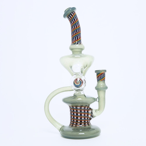 Water Pipe Bong - Rainbow Floating Recycler by Happy Time Glass X Matt ...