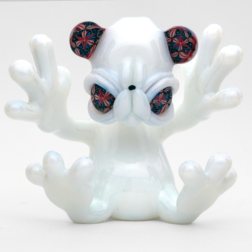 Water Pipe Bong - English Bulldog Rig by Casto Glass #985 - Elev8