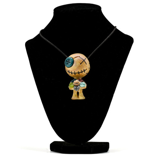 Glass Jewelry - Voodoo Doll Pendant by Mars Glassworks X Muller Glass ...