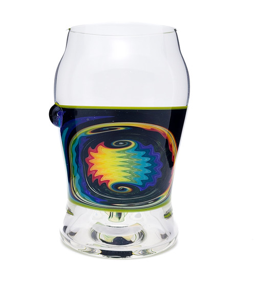 Drinking Glass - Skittles Fire and Ice Whiskey Glass by Steve Kelnhofer ...