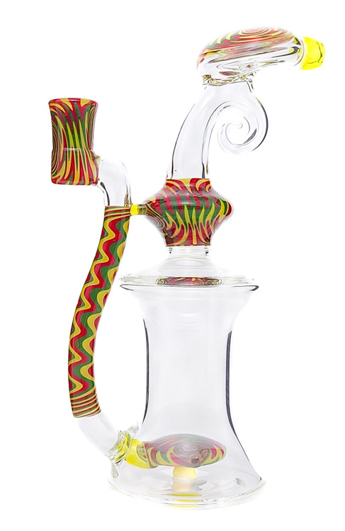 Water Pipe Bong - Rasta Banger Hanger Mini Tube by Shimkus Glass #20 ...