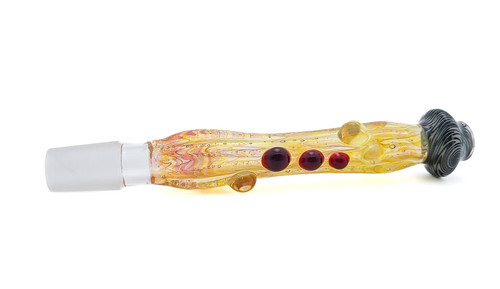 Custom Conical Ground Glass Wand by Shimkus Glass #231 - Elev8