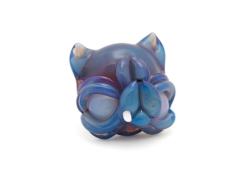 Glass Jewelry - Blue Blickey Pendant by Casto Glass #144 - Elev8