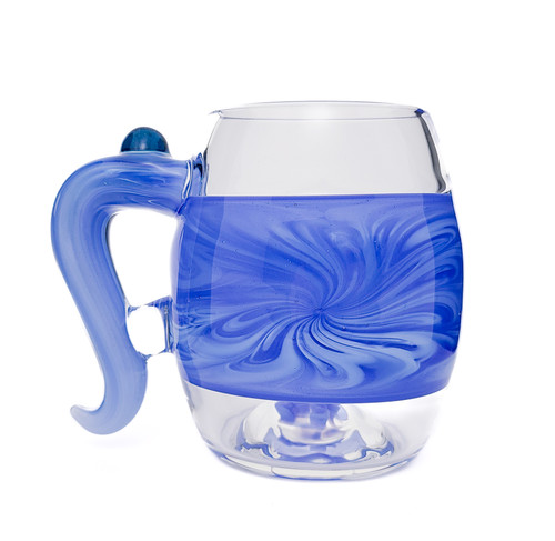 Drinking Glass - Forget Me Nots Butter Coffee Cup by Steve Kelnhofer ...