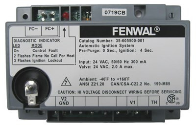 Fenwal Ignition Module Part #35-605500-001 - FurnacePartSource.com