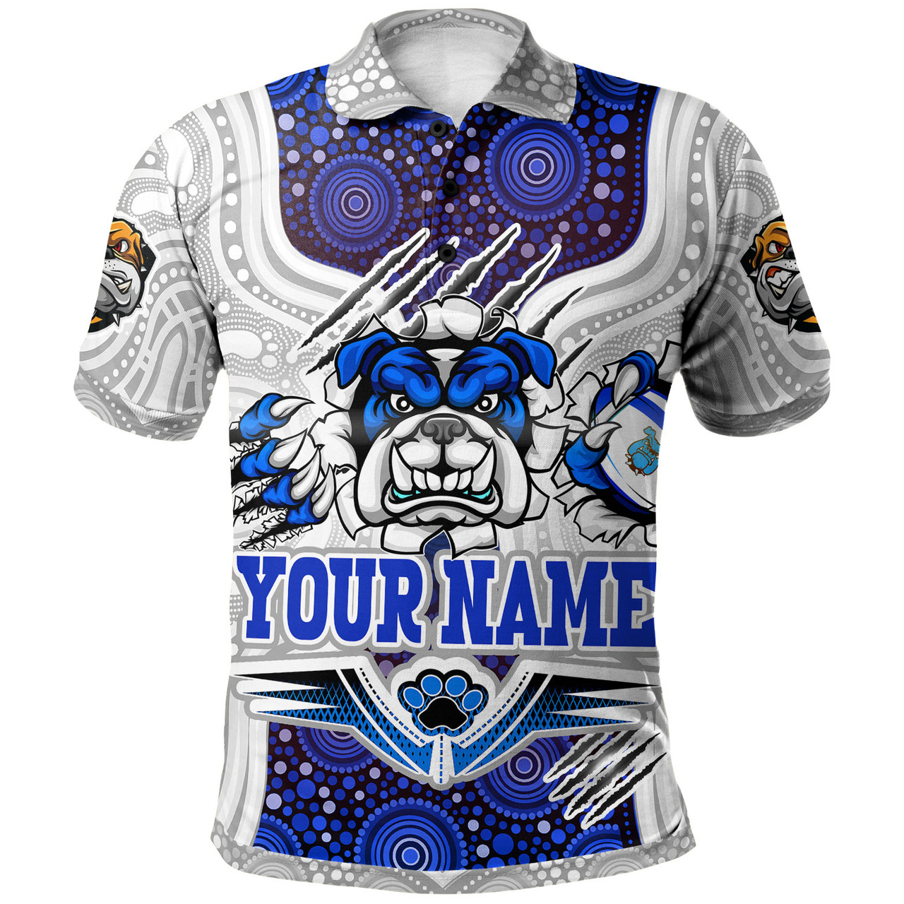 Canterbury-Bankstown Bulldogs Custom Polo Shirt - Indigenous Super ...