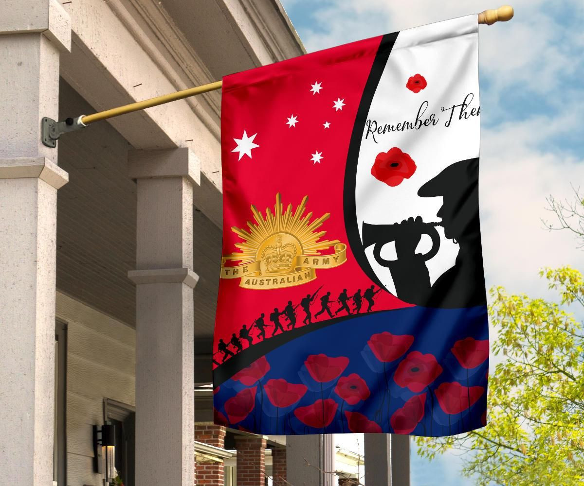 Australia Anzac Day Flag - We will remember Them