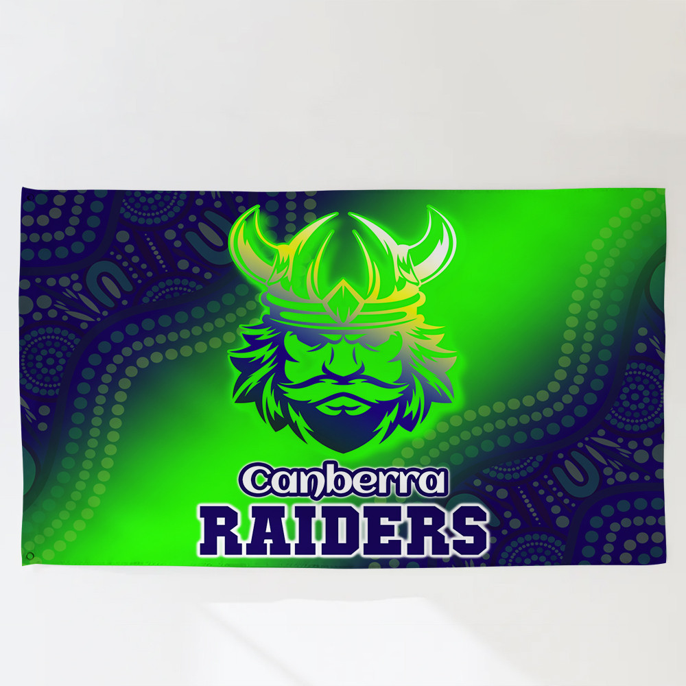 Canberra Raiders Flag - Canberra Raiders Gradient Style Flag