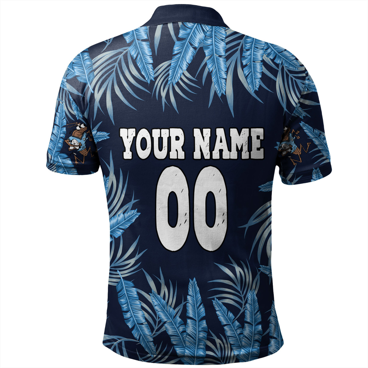 New South Wales Custom Polo Shirt - Tropical Patterns NSW Polo Shirt