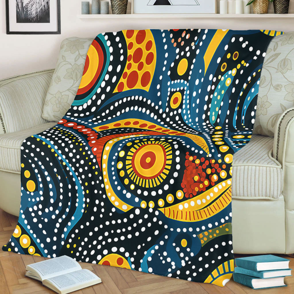 Australia Aboriginal Blanket - Traditional Australian Aboriginal Native ...