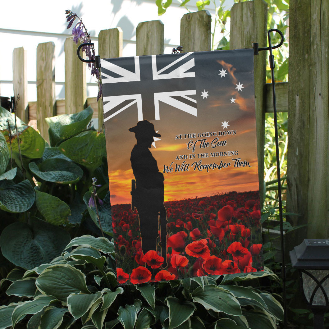 Australia Anzac Flag - Anzac Day We Will Remember Them