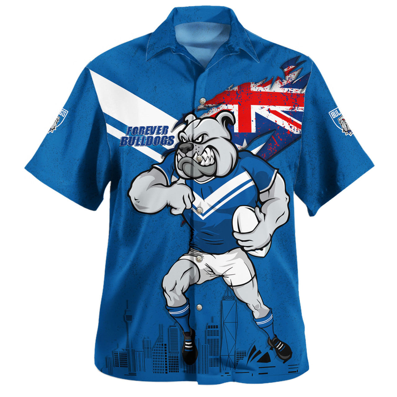 Canterbury-Bankstown Bulldogs Hawaiian Shirt Custom For Die Hard Fan ...